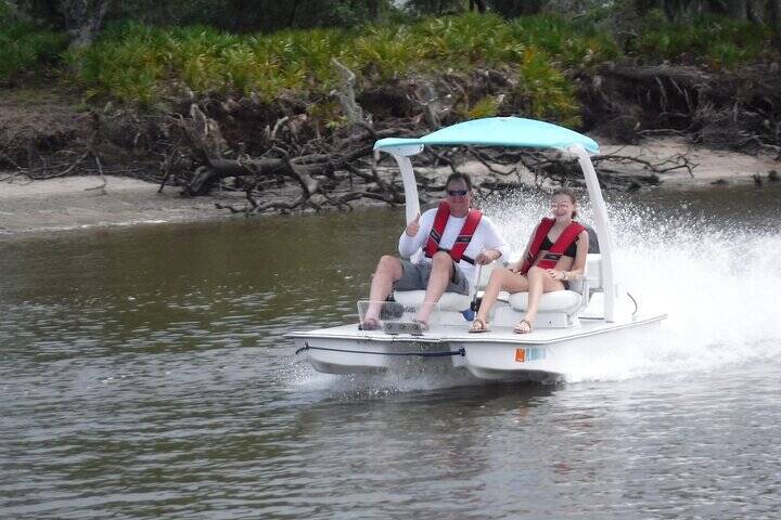 Drive your Own 2 Seat Fun Go Cat Boat from Collier-Seminole Park, Jul ...