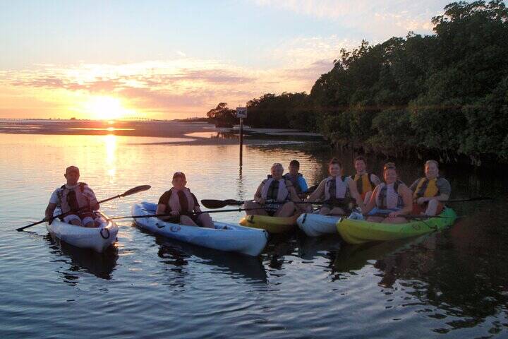 Guided Kayak Sunset Tour in Pelican Bay at Fort Myers Beach, Jun 26th 6 ...
