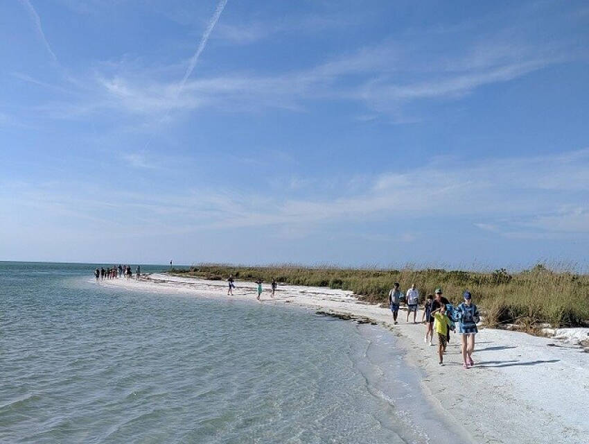Shell Key Ferry from Ft. DeSoto Boat Ramp in Tierra Verde, FL, May 19th ...
