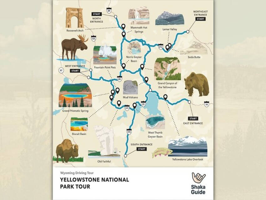 Yellowstone National Park Audio Driving Tour, Jul 31st 5:00pm ...