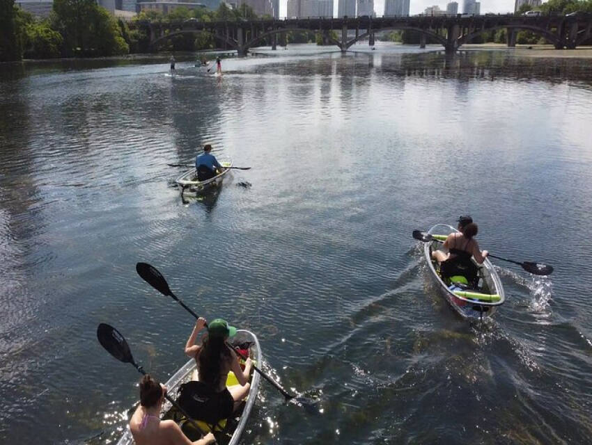 Clear Kayak Tour at Ladybird Town Lake in Austin, Aug 23rd 6:00pm ...