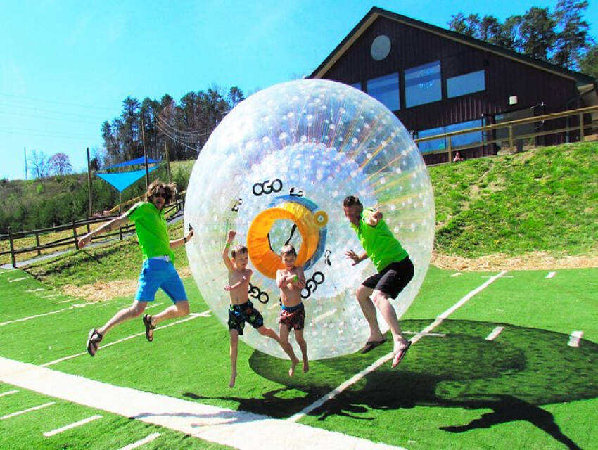 Outdoor Gravity Park Zorbing Admission Ticket in Pigeon Forge, Aug 10th ...