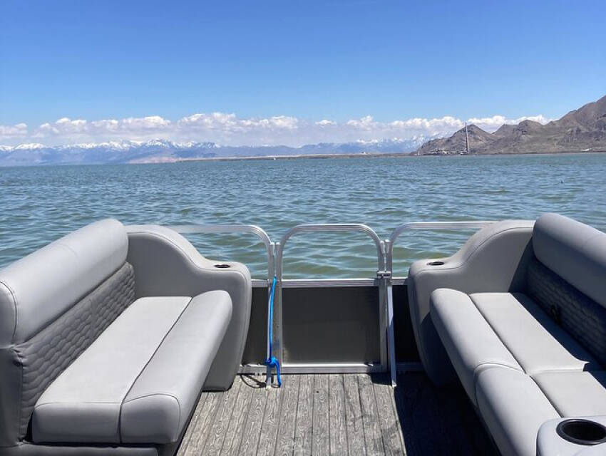 2 Hour Salt Lake Boat Tour with Swimming on the Lake, Aug 22nd 5:00pm ...